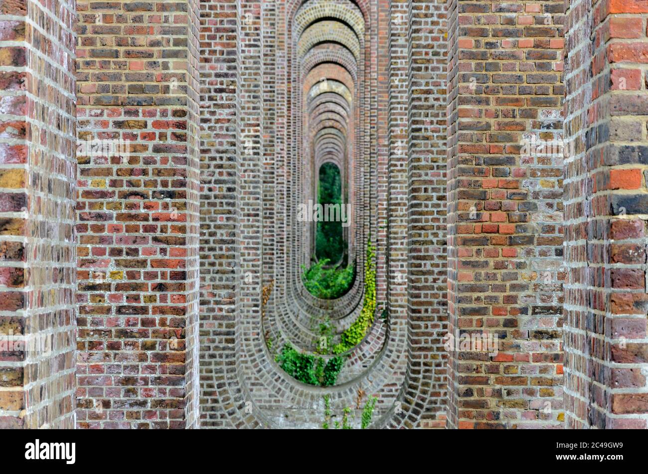 Chappel, Essex, 21/07/2014 The brick built Chappel Viaduct is a railway ...