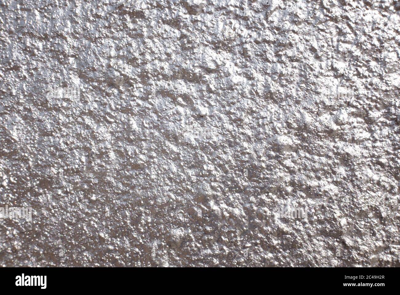 Silver metallic painted grunge wall for backgrounds Stock Photo - Alamy