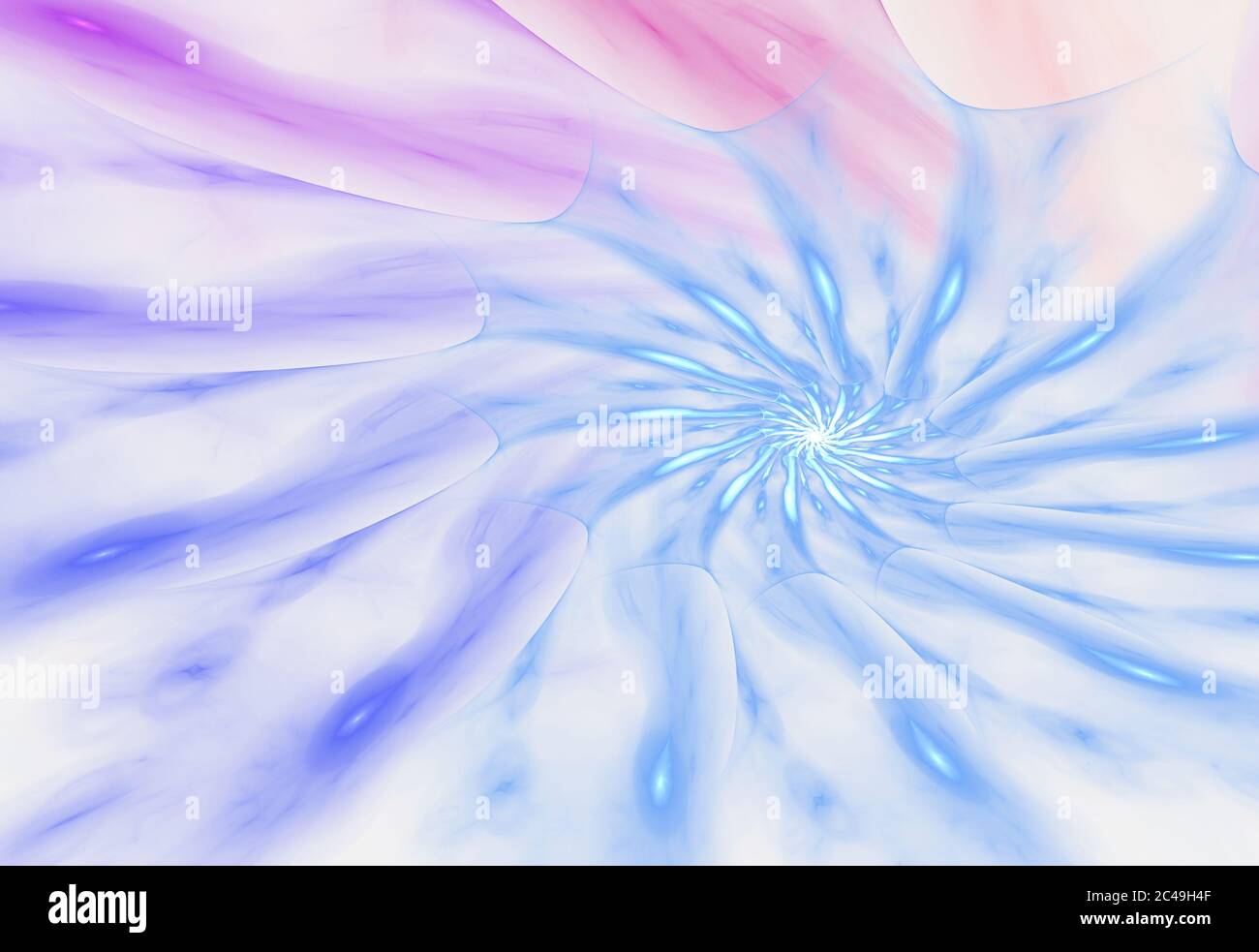 colored abstract round curves and lines on white background Stock Photo ...