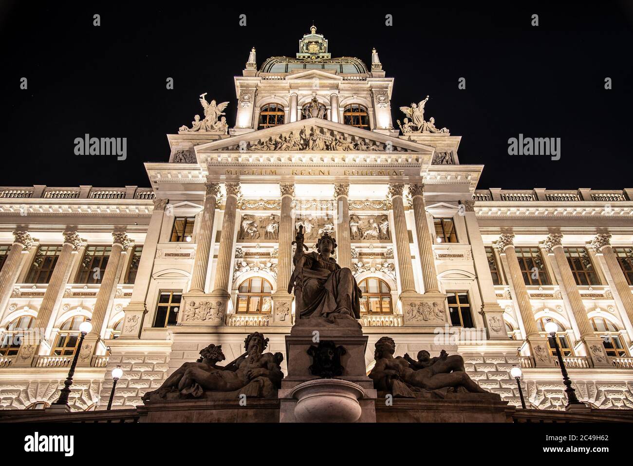 Prague neo renaissance national museum hi-res stock photography and ...