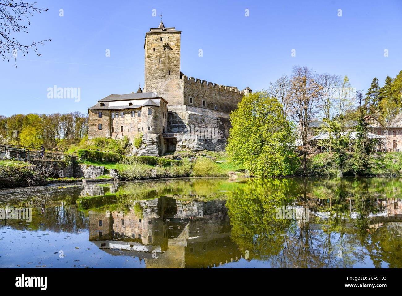 Kost Castle - gothic medieval stronghold in Bohemian Paradise, Cesky ...