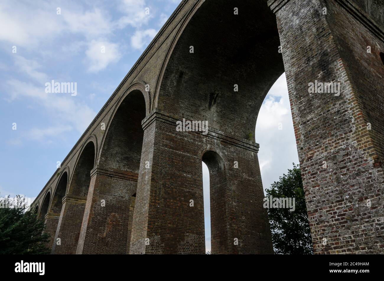 Chappel, Essex, 21/07/2014 The brick built Chappel Viaduct is a railway ...