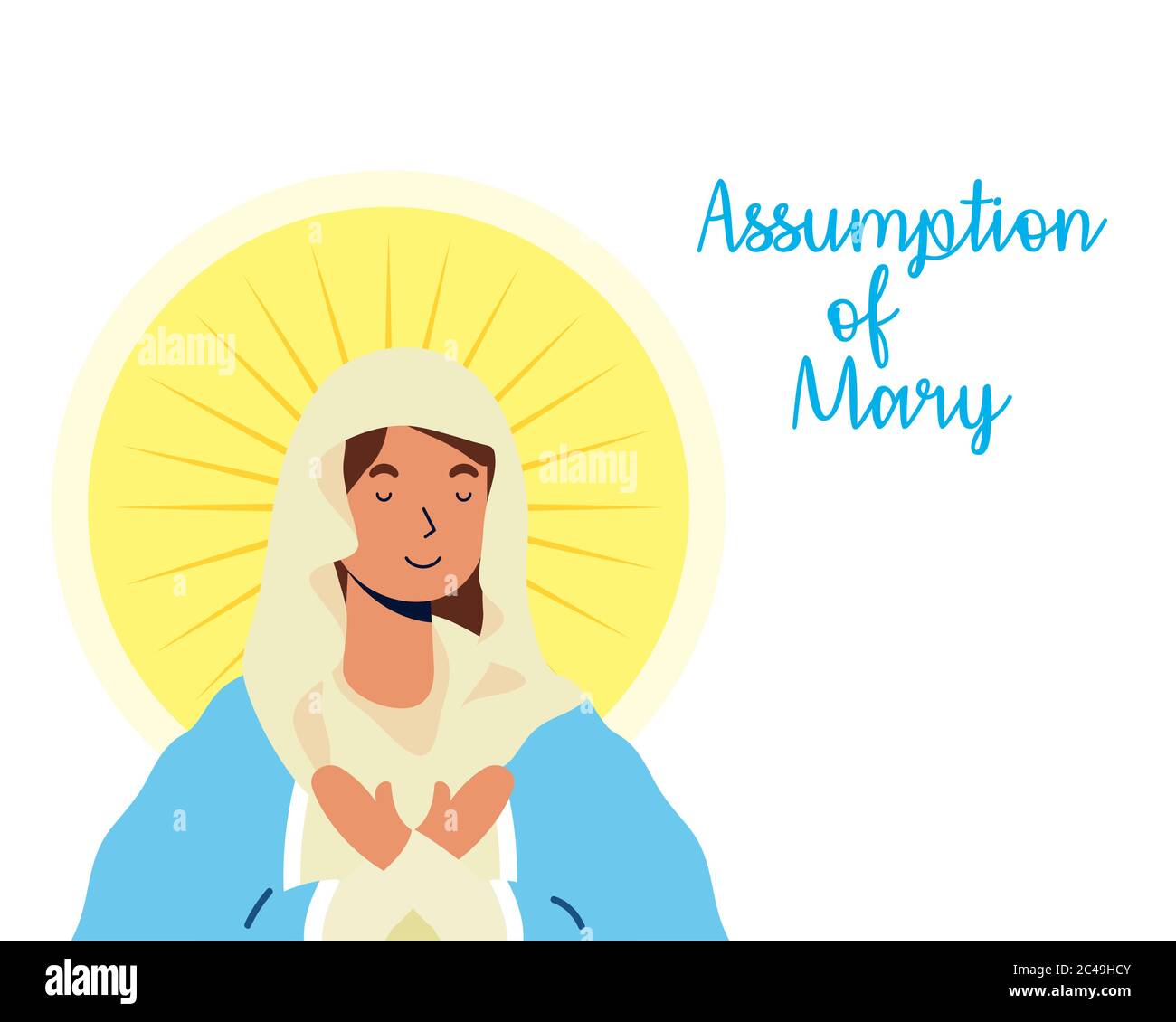 miraculous virgin assumption of mary with lettering vector illustration ... miraculous virgin assumption of mary with lettering vector illustration ...