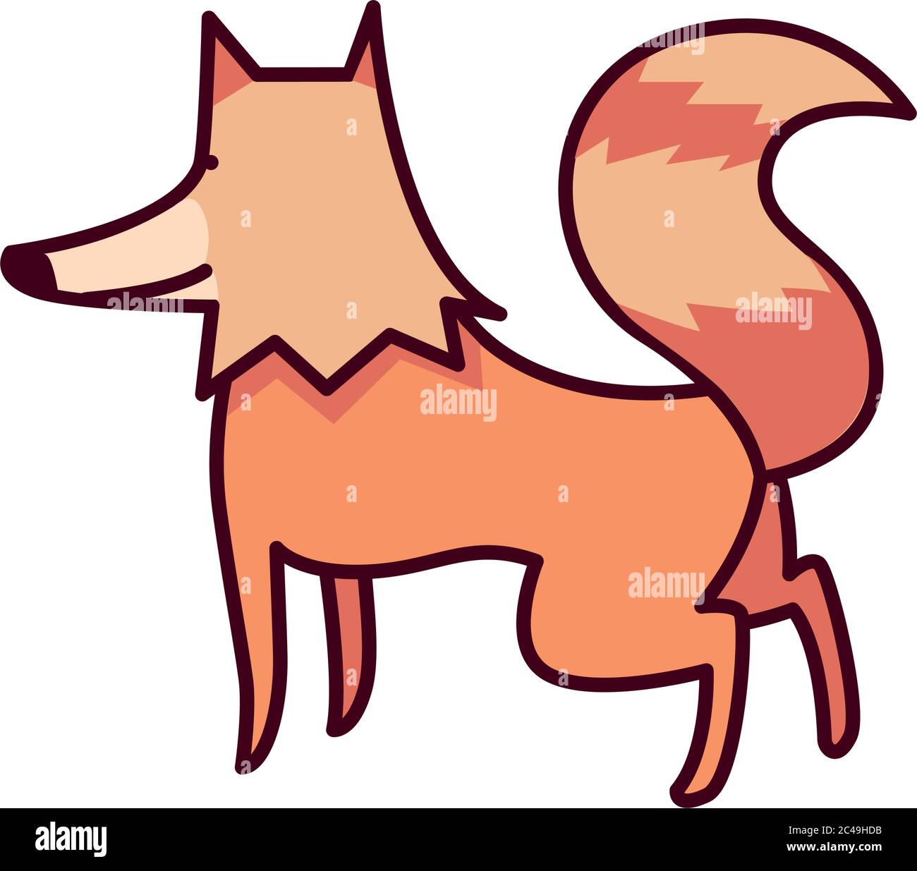 landscapes, nature and land animals vector illustration design Stock ...