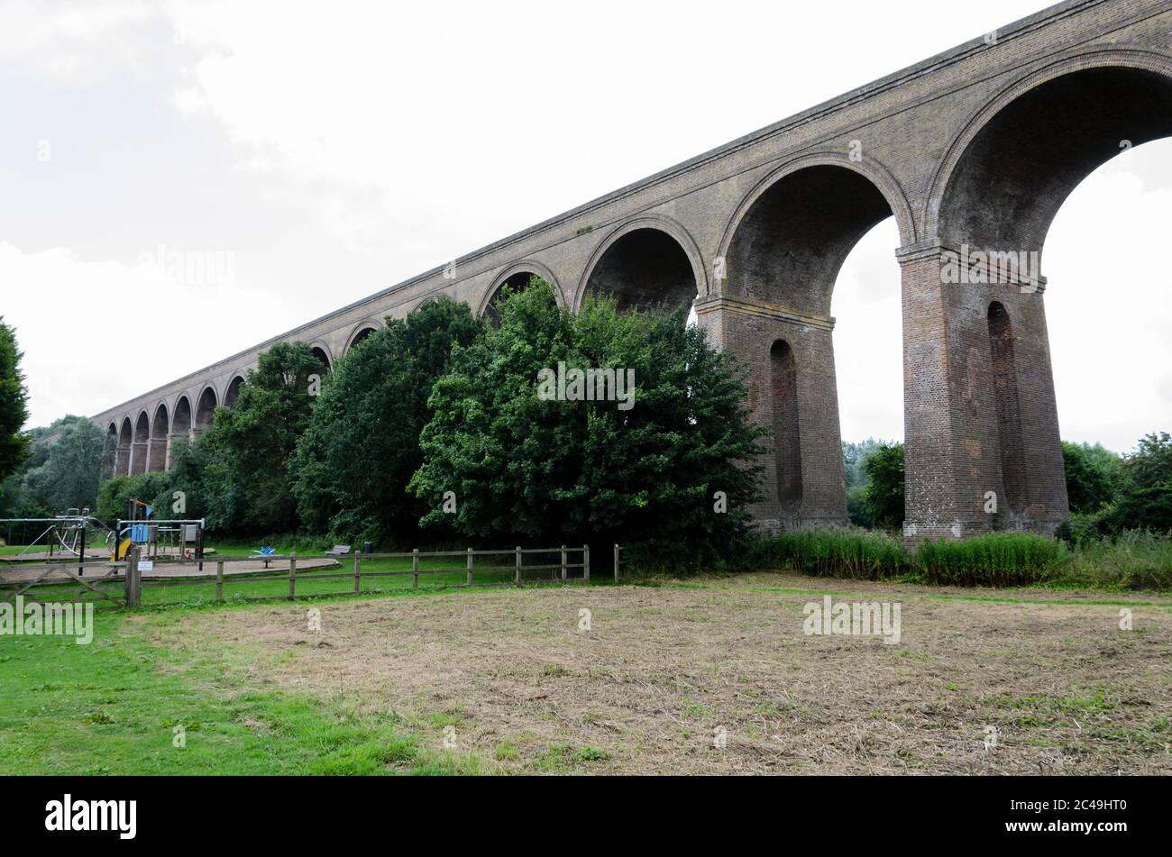 Chappel, Essex, 21/07/2014 The brick built Chappel Viaduct is a railway ...