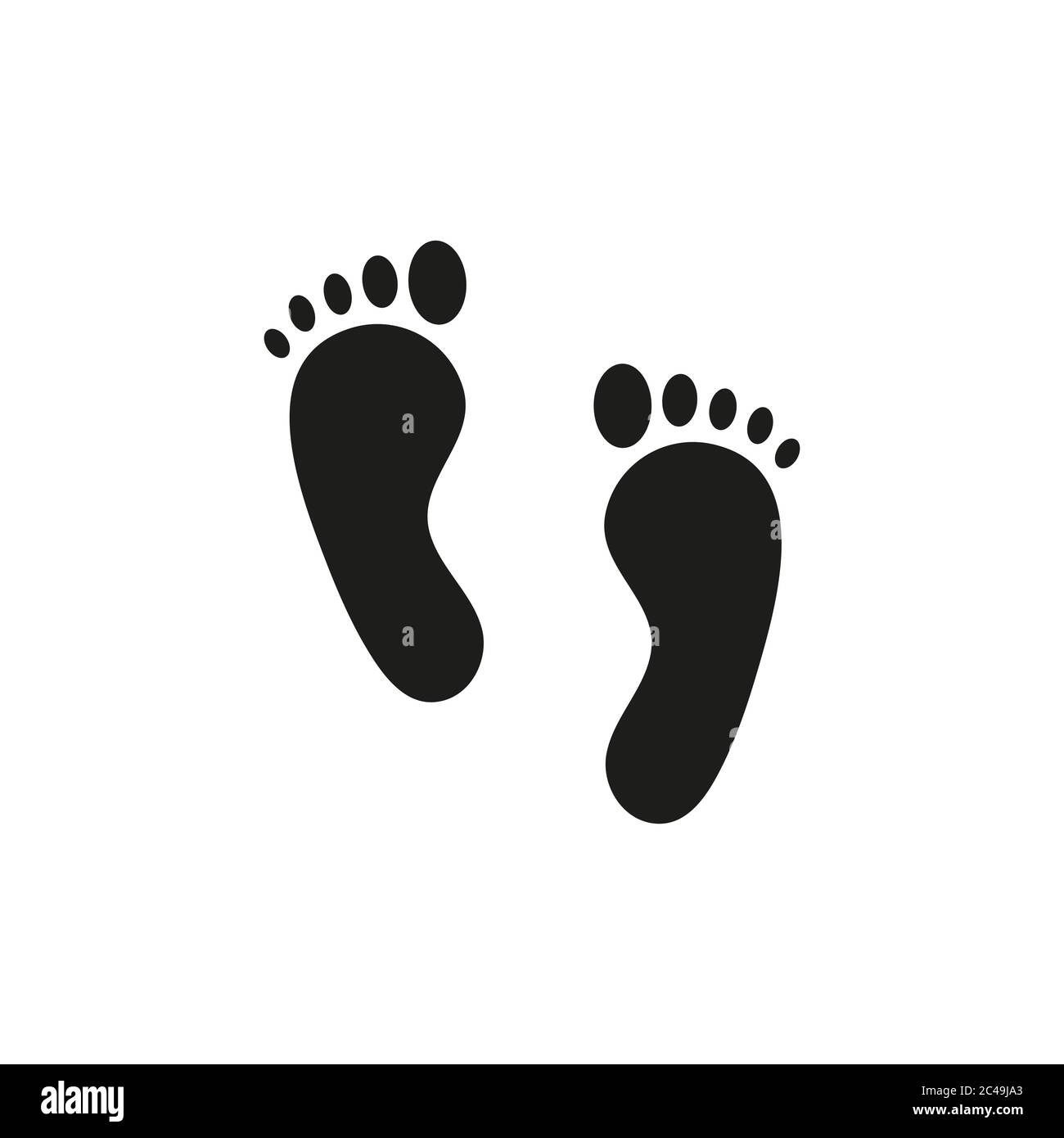 Human footprint icon. Vector illustration Stock Vector Image & Art - Alamy
