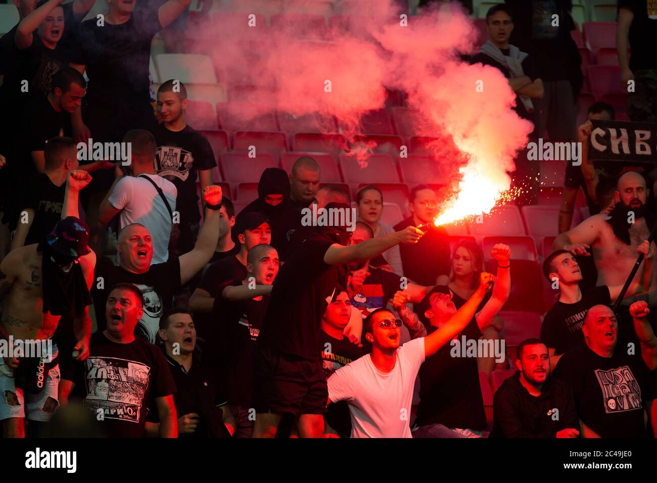 Soccer flares hi-res stock photography and images - Alamy