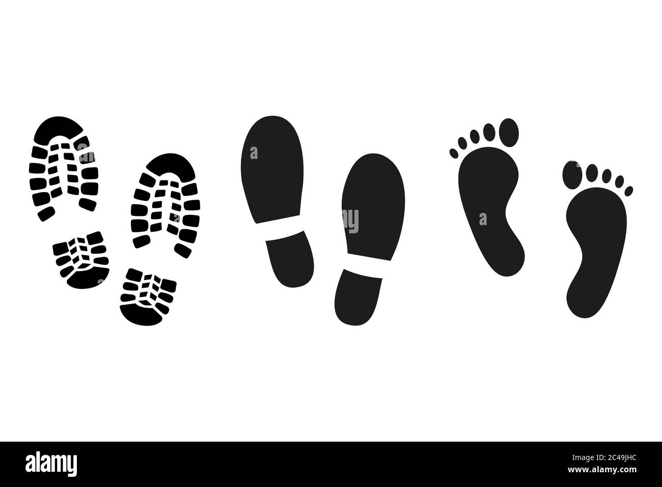 image of footprint silhouette. no effects used Stock Vector Image & Art ...