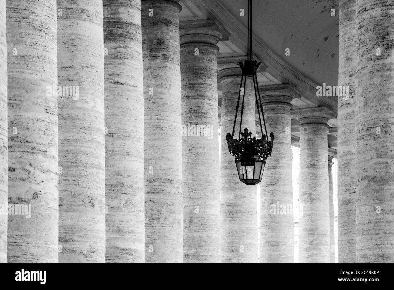 Travertine column Black and White Stock Photos & Images - Alamy