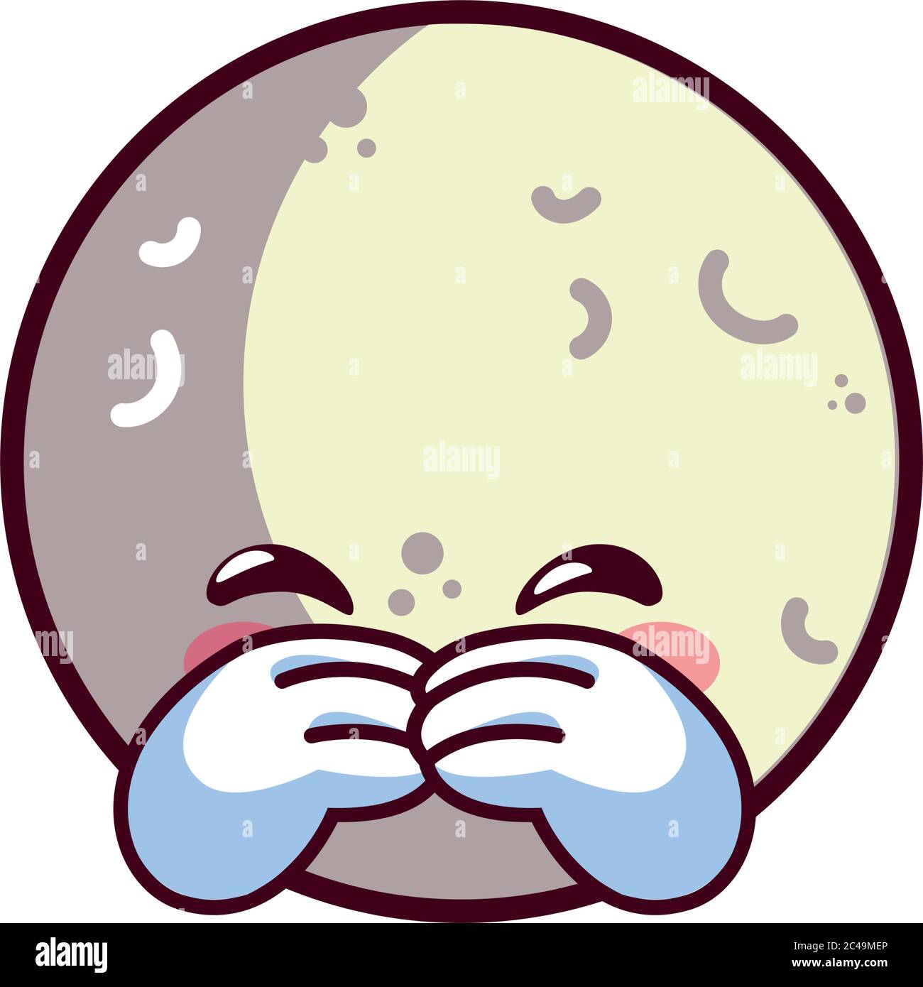Sad Moon Clipart