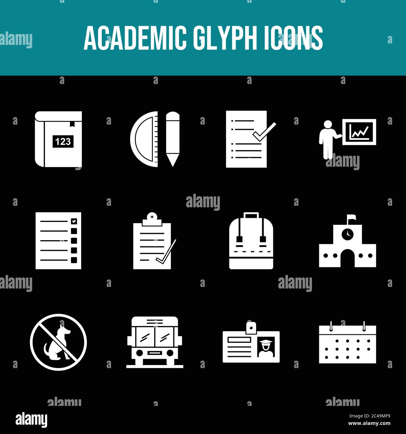 Academic id card set hi-res stock photography and images - Alamy