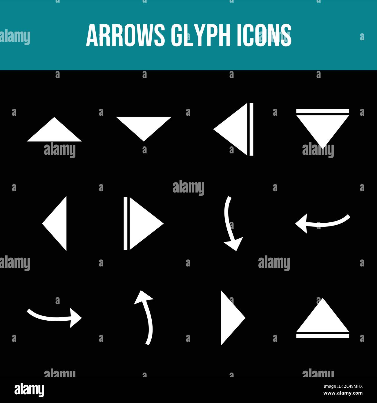 Beautiful Arrows vector icon set Stock Vector Image & Art - Alamy