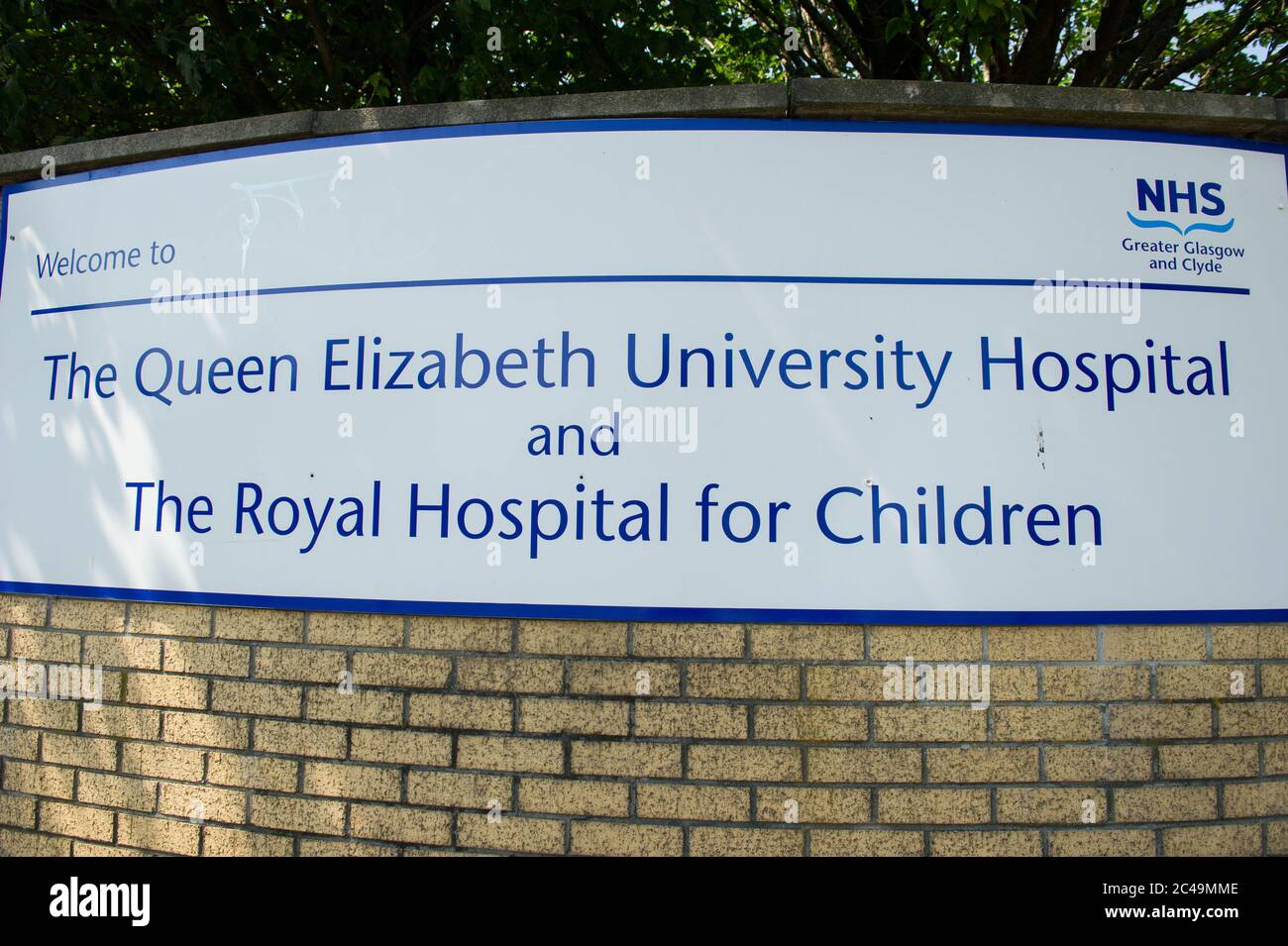 Glasgow, UK. 25th June, 2020. Picture: Queen Elizabeth University ...