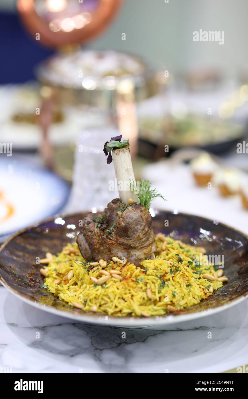 Mix Arabic and Turkish food Stock Photo - Alamy
