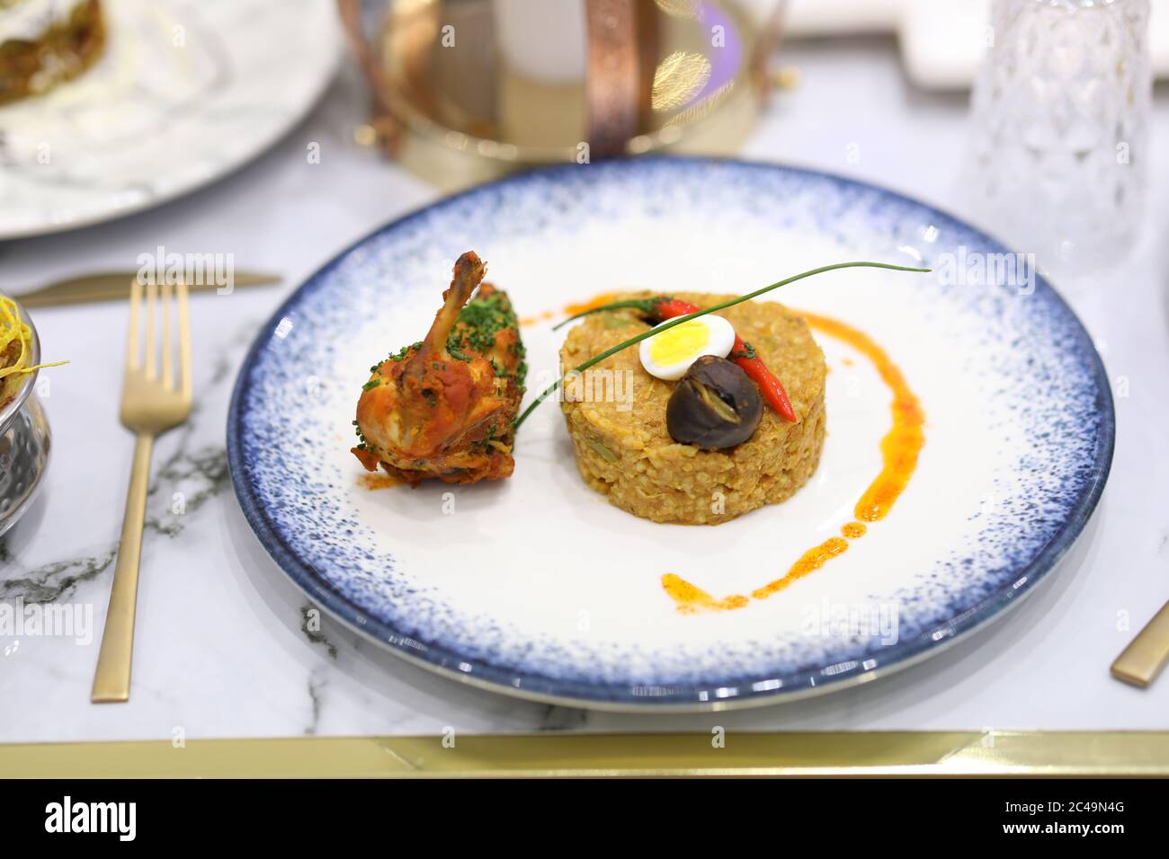 Mix Arabic and Turkish food Stock Photo - Alamy