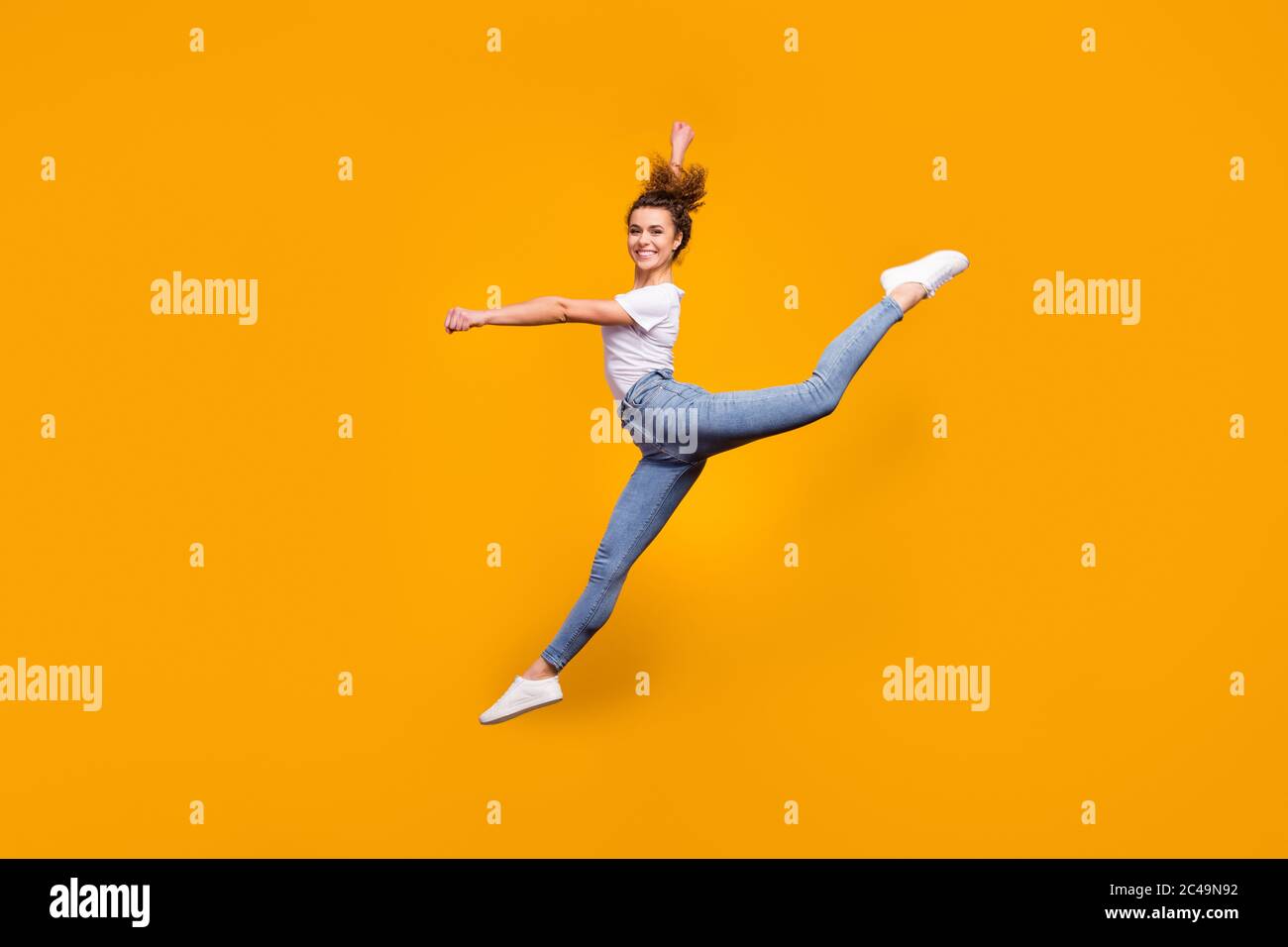 Full length body size view of her she nice attractive lovely perfect ...