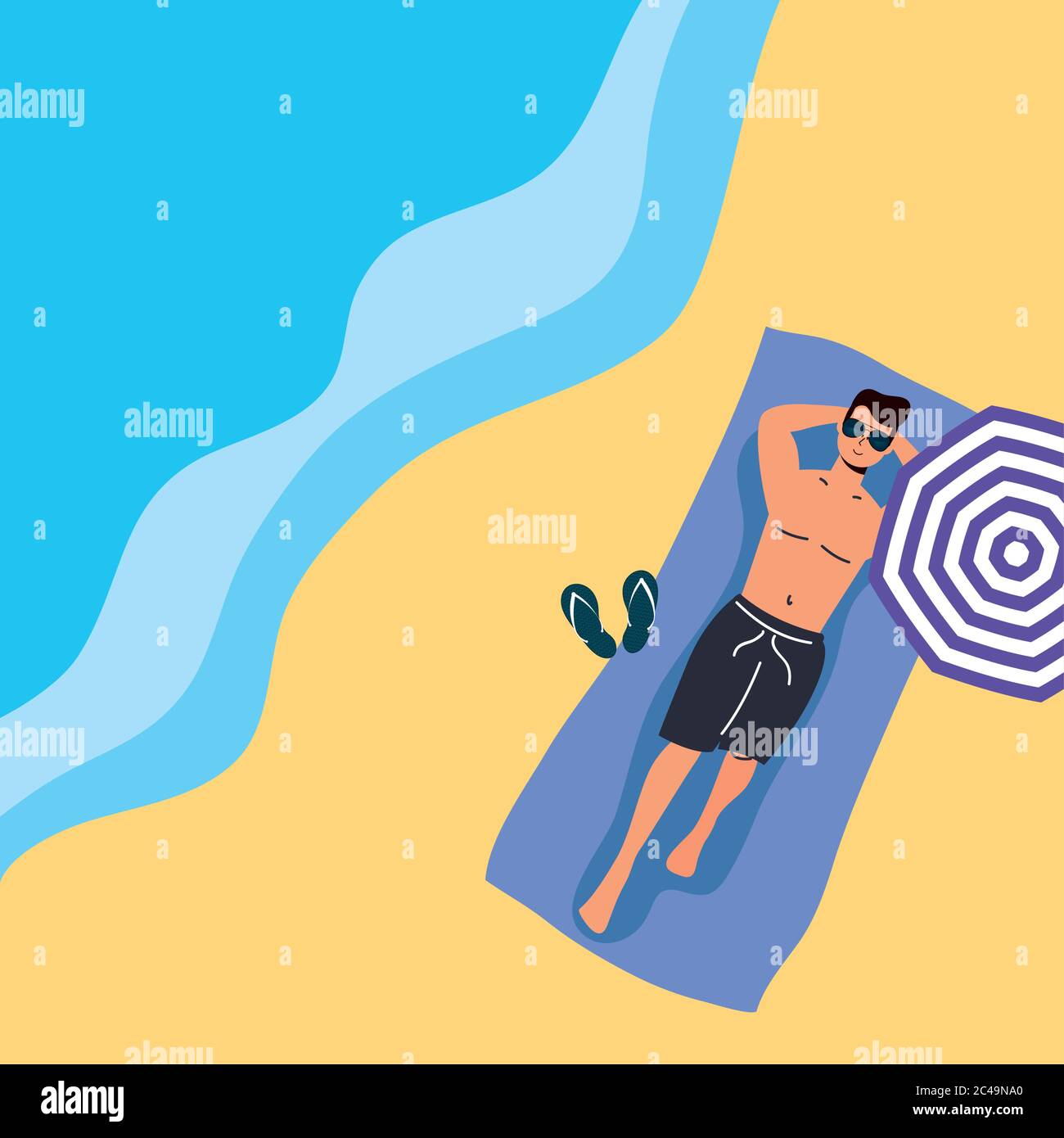 Swimsuit model Stock Vector Images - Alamy