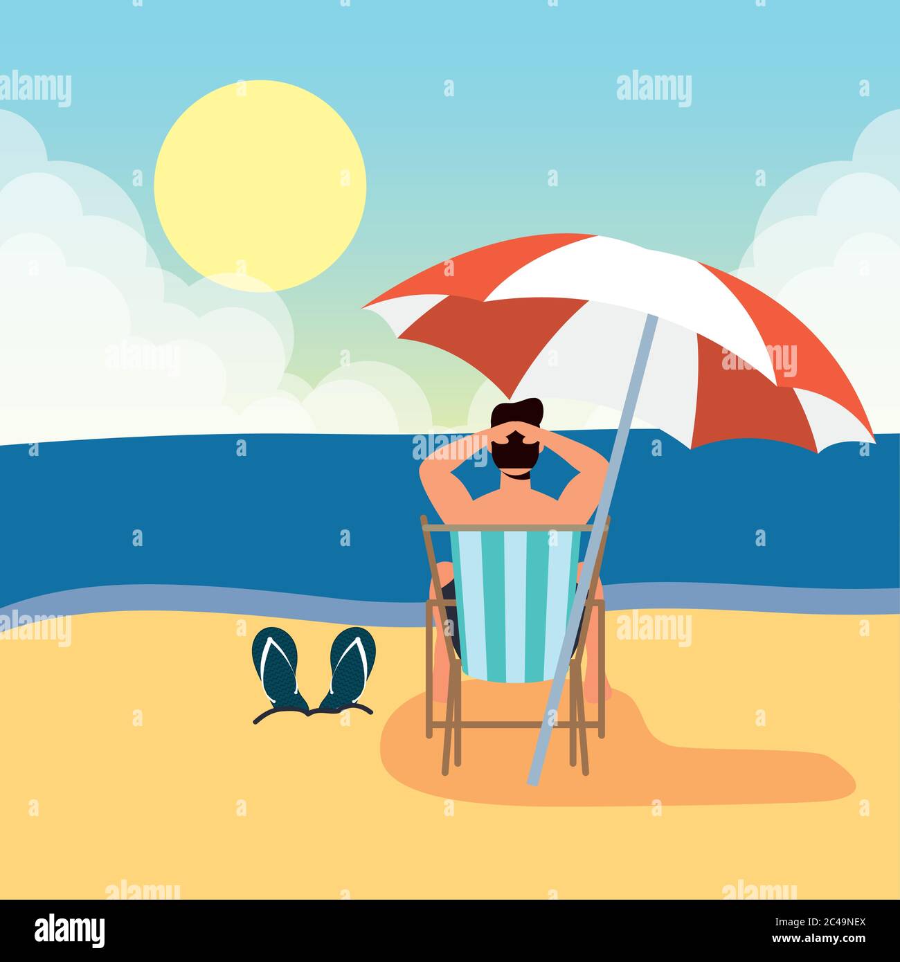 Human idyllic Stock Vector Images - Alamy