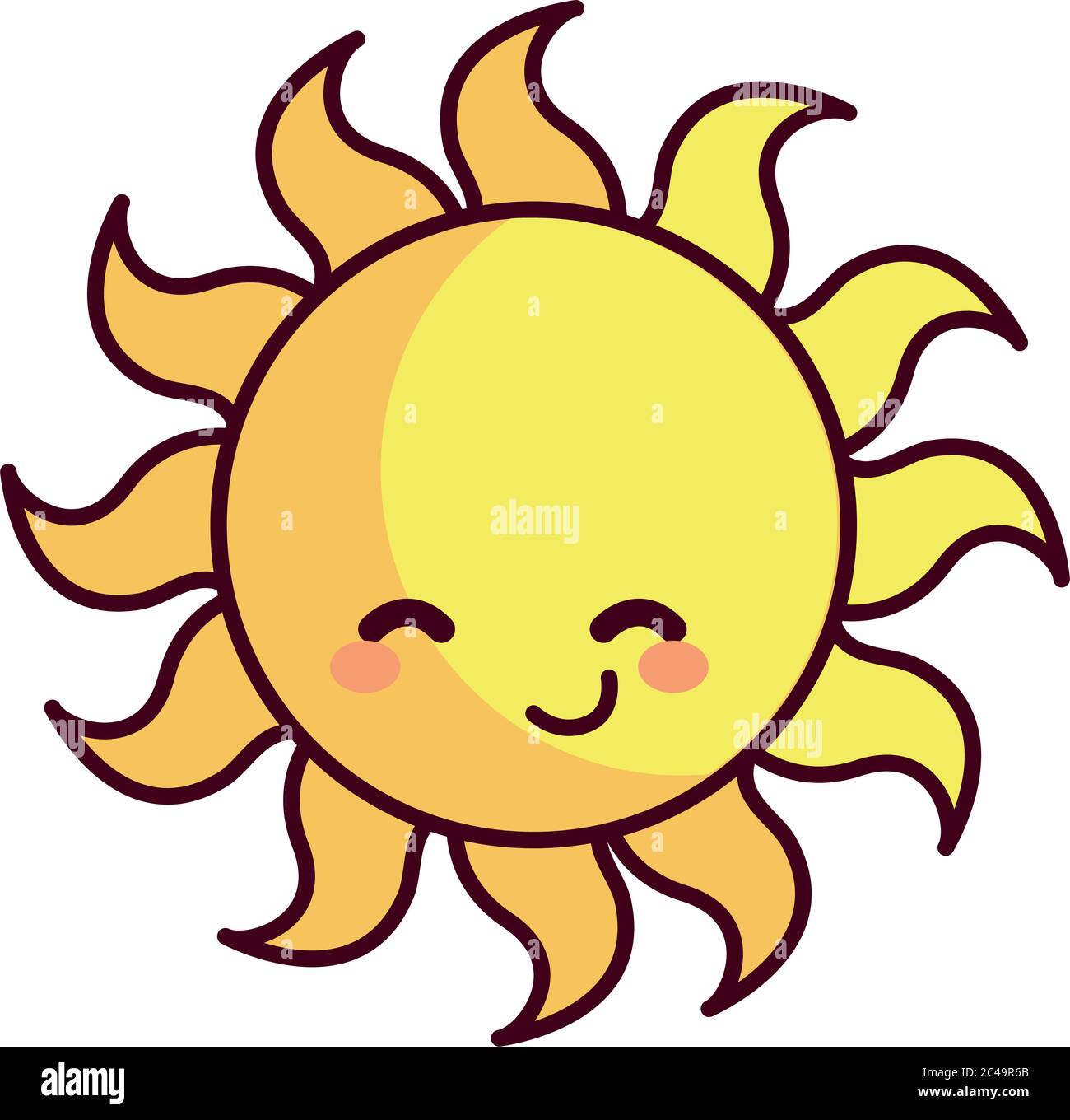 sun happy on vacation summer vector illustration desing Stock Vector ...