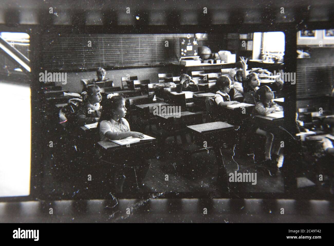 1970s classroom elementary hi-res stock photography and images - Alamy