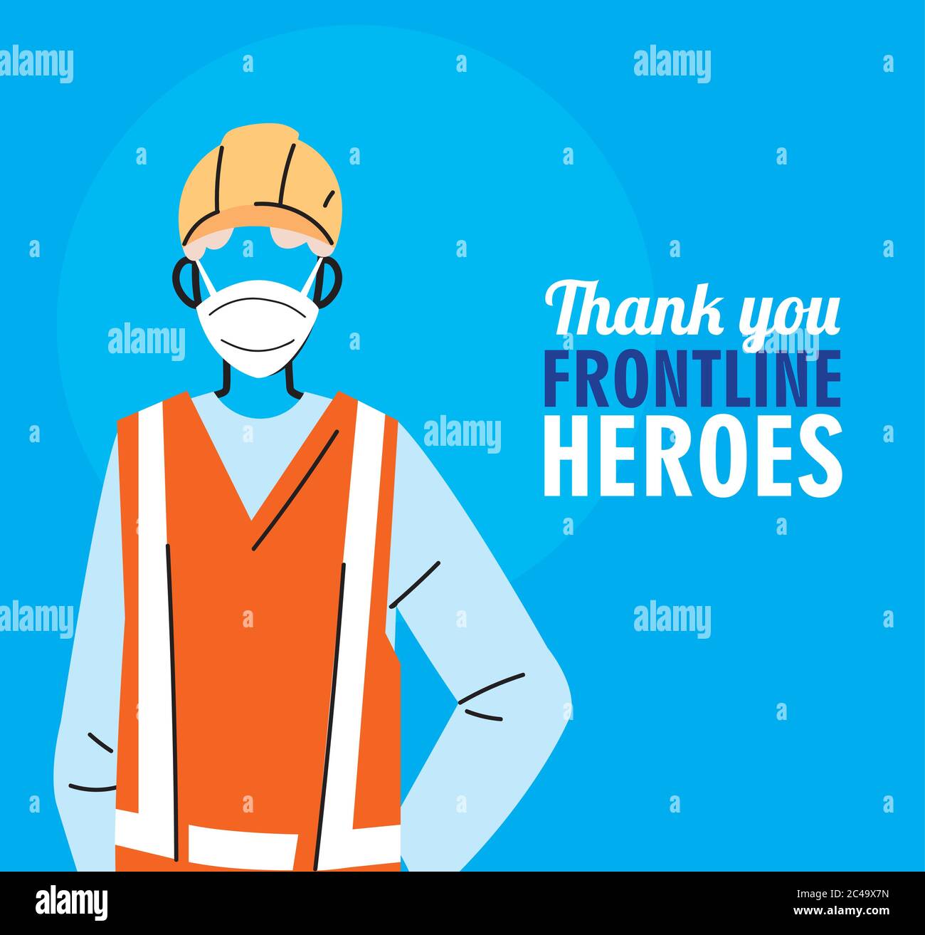 Thanks to the front line workers. Diverse people from different ...