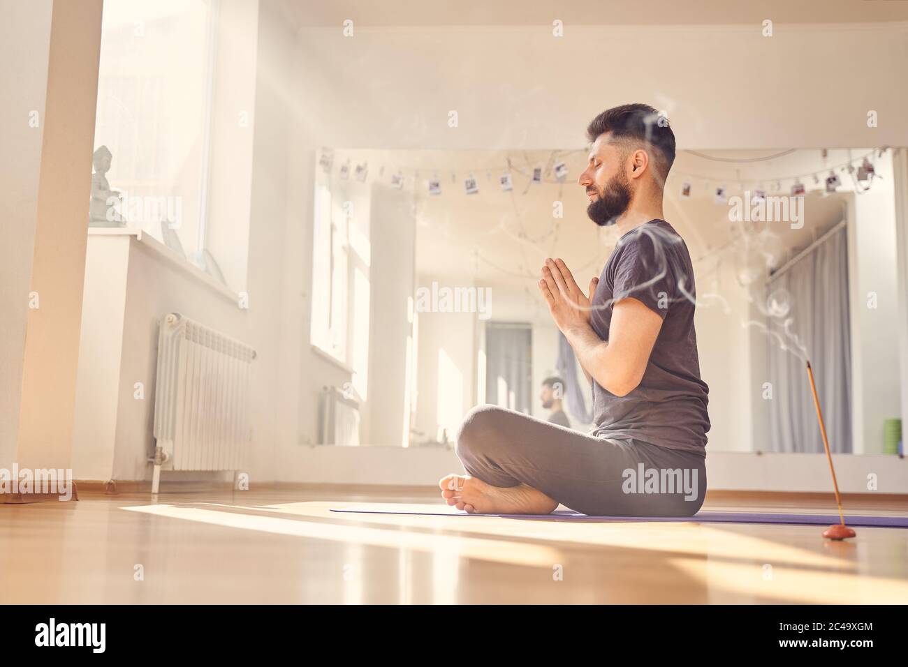 Lotus Position High Resolution Stock Photography and Images - Alamy