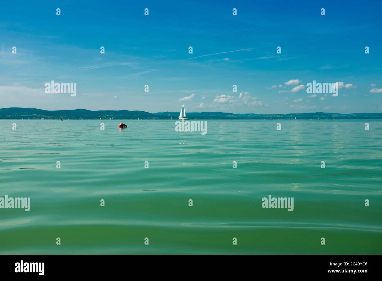 The lake Balaton in Hungary Stock Photo - Alamy