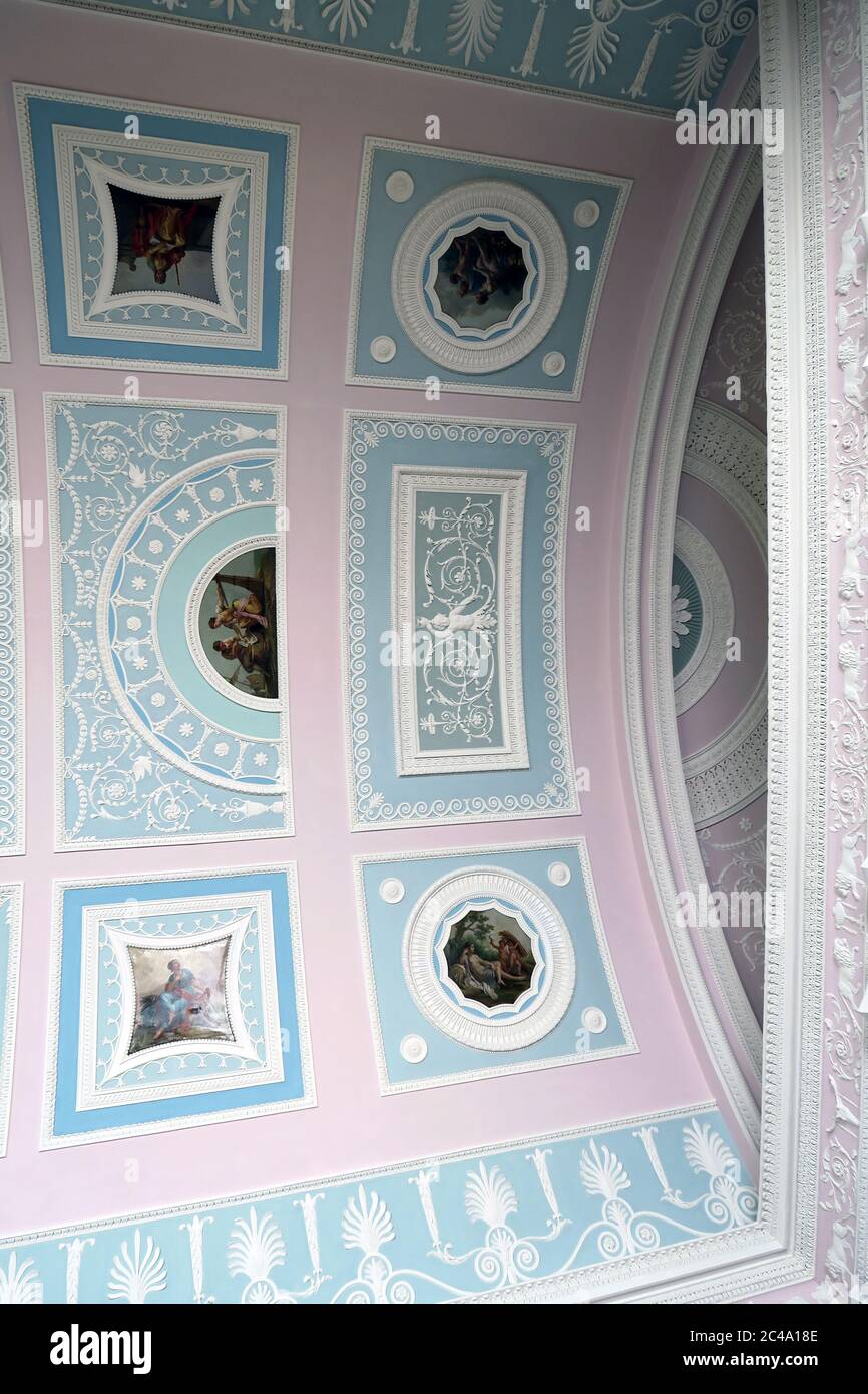 Kenwood House library ceiling Stock Photo - Alamy