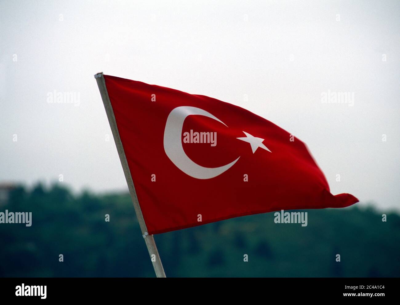 Istanbul Turkey Turkish Flag Stock Photo - Alamy