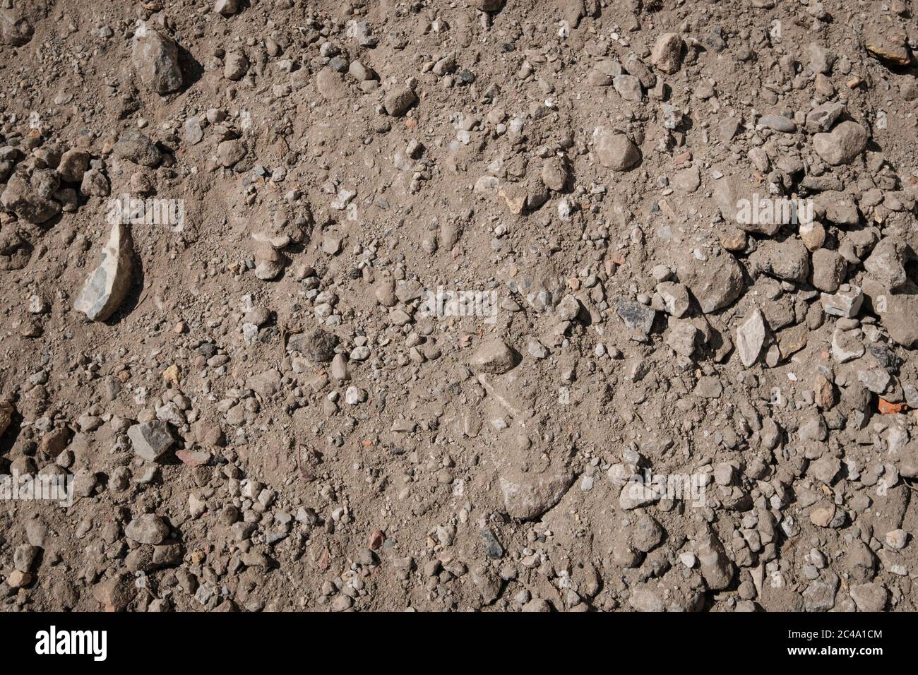sand, gravel or crushed stones - construction material Stock Photo - Alamy
