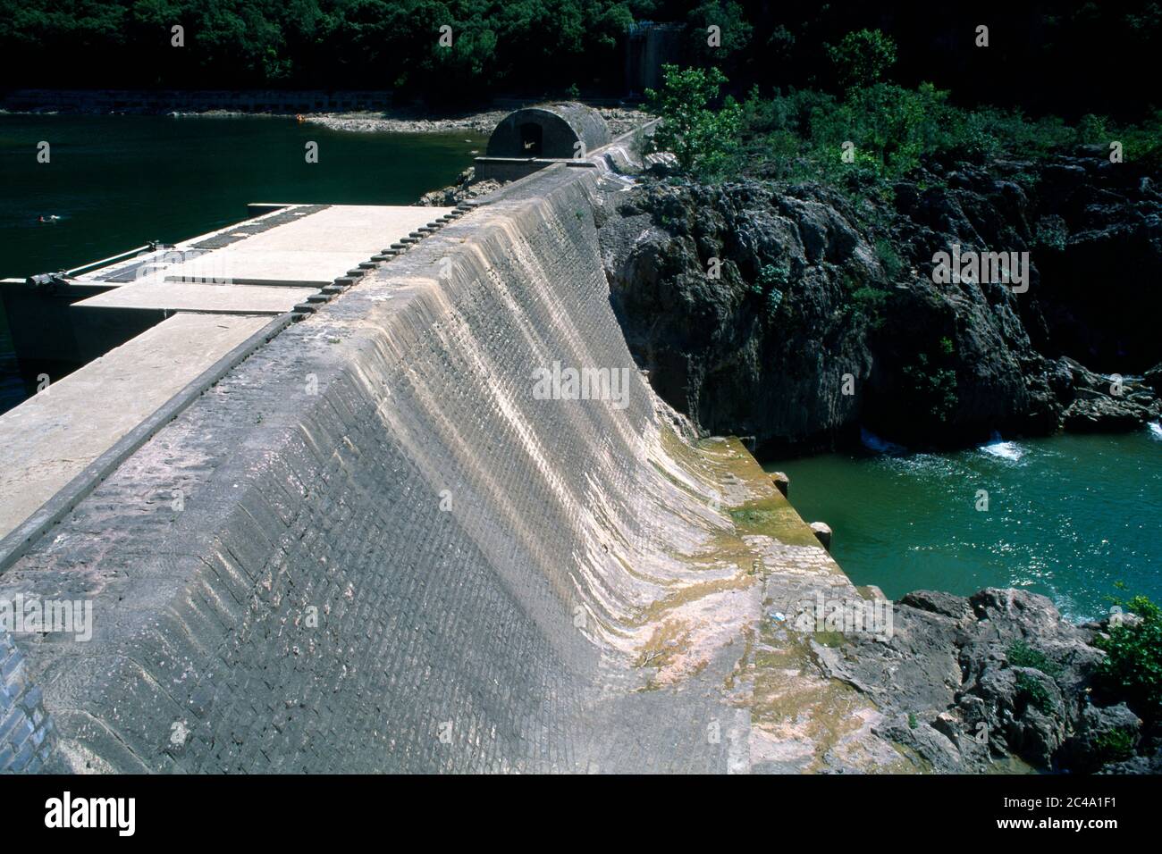 Gorges De L'Herault France Herault River Dam Stock Photo - Alamy