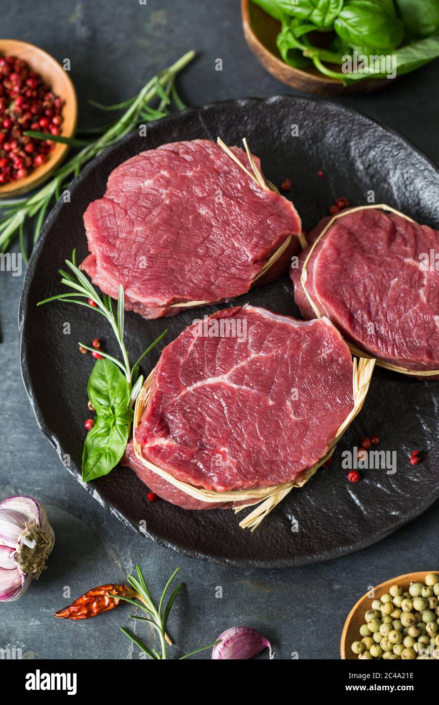 Beef steak raw hi-res stock photography and images - Alamy