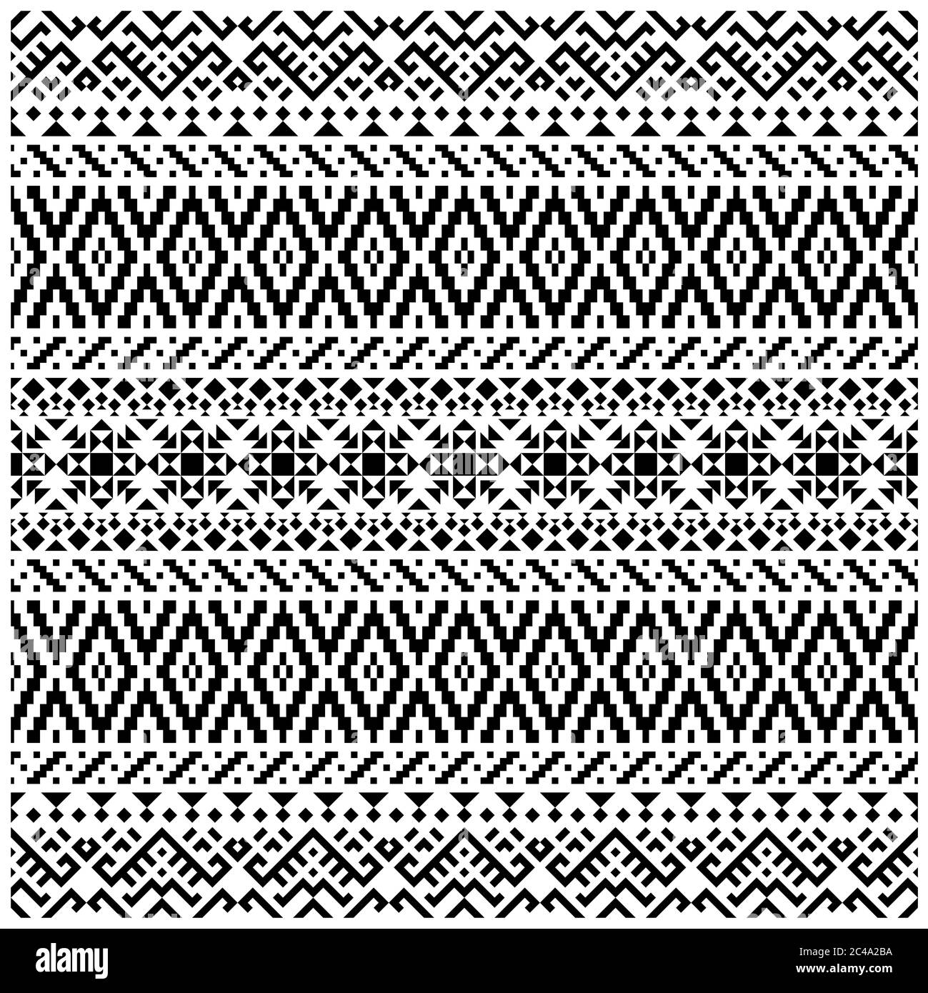 Moroccan Vector seamless pattern, abstract geometric background ...