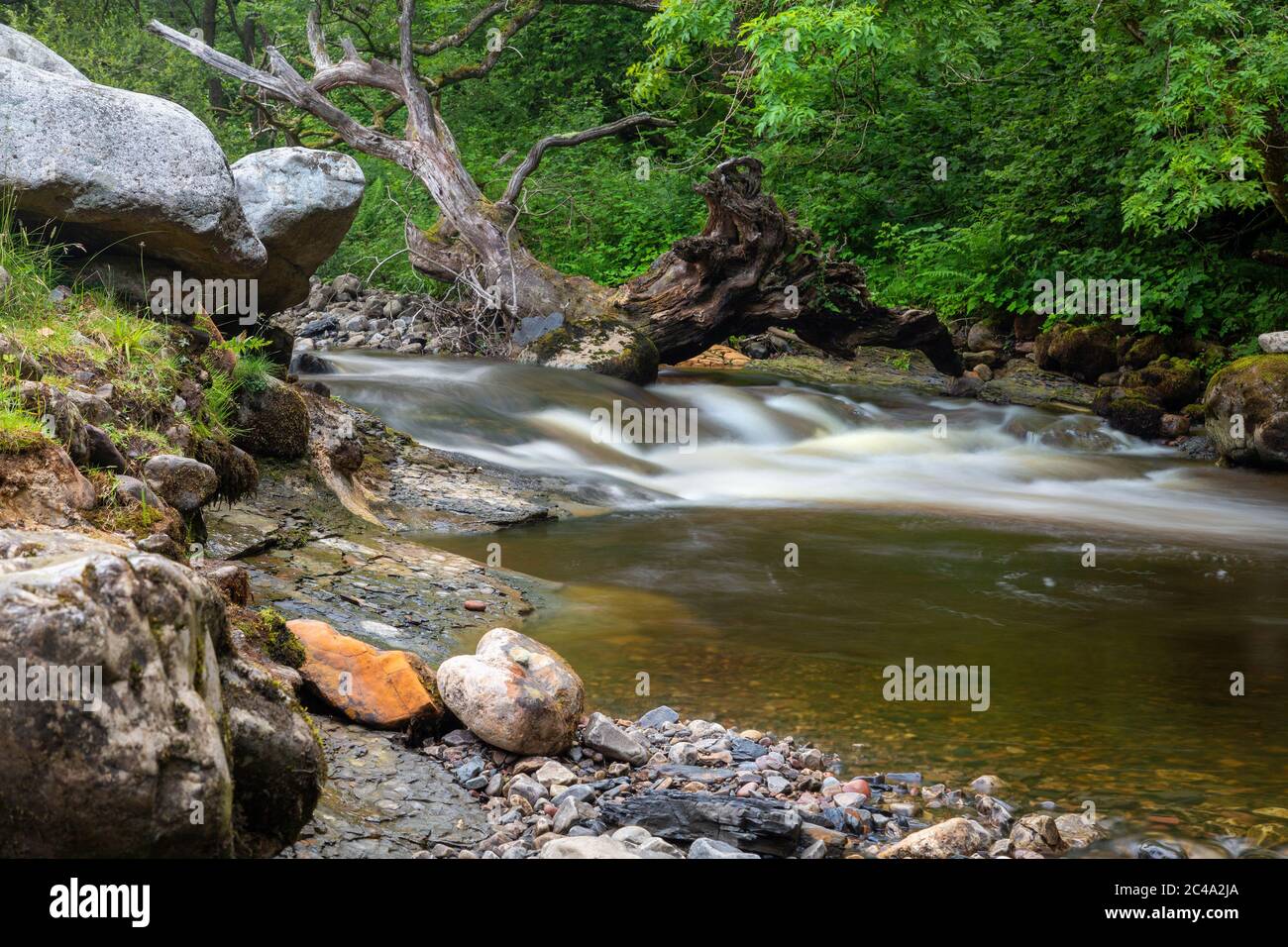 The rocky river Twrch Stock Photo - Alamy