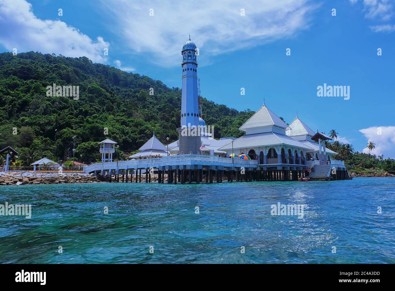 Beautiful architecture design of a floating mosque in Small Perhentian ...