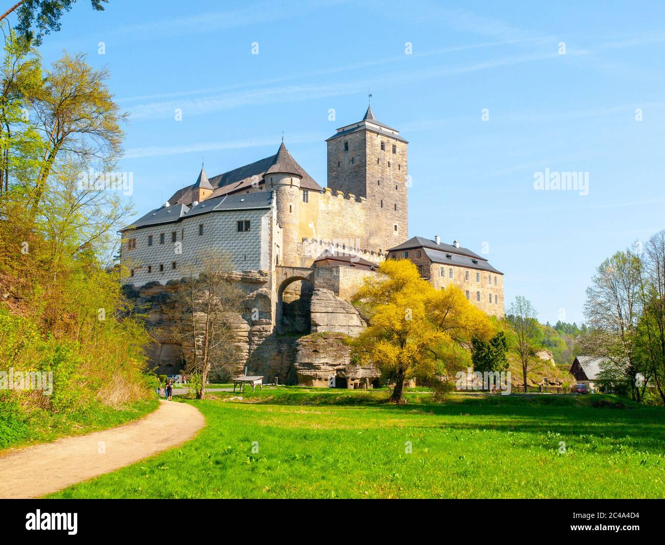 Kost Castle in Bohemian Paradise, Czech Republic Stock Photo - Alamy