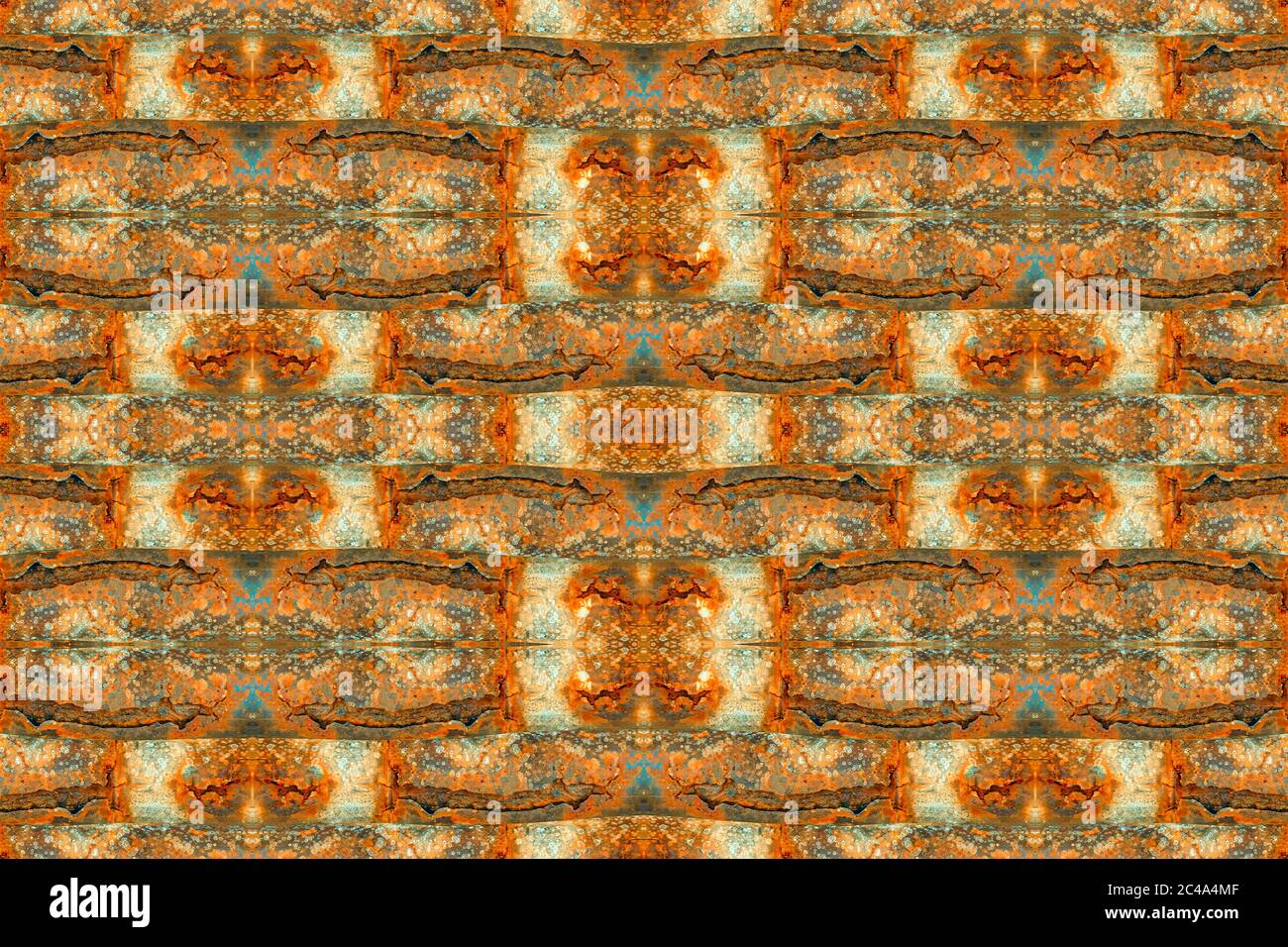 Rusted pipe collage digital art style seamless pattern mosaic Stock ...