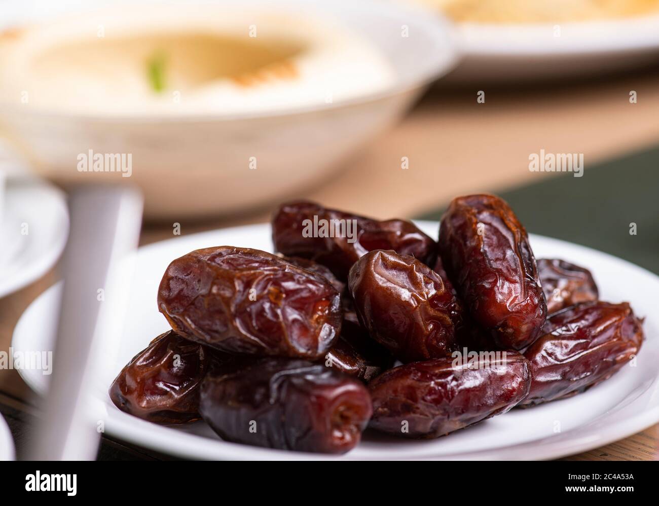 Raw Organic Dates Ready to Eat Stock Photo - Alamy