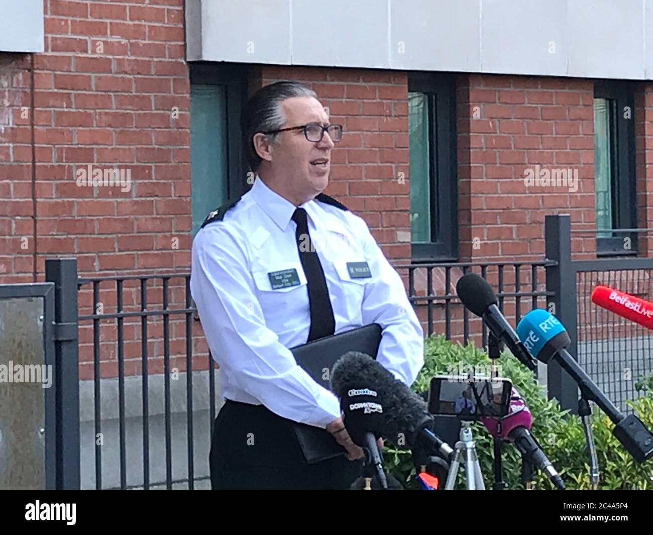 Psni superintendent muir clark musgrave police station hi-res stock ...