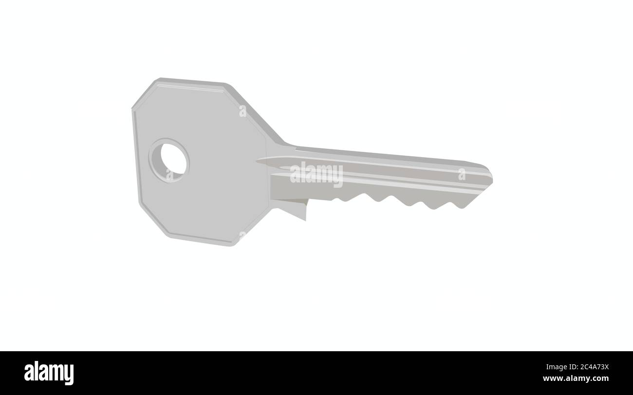 Vector isolated Illustration of a Key Stock Vector Image & Art - Alamy
