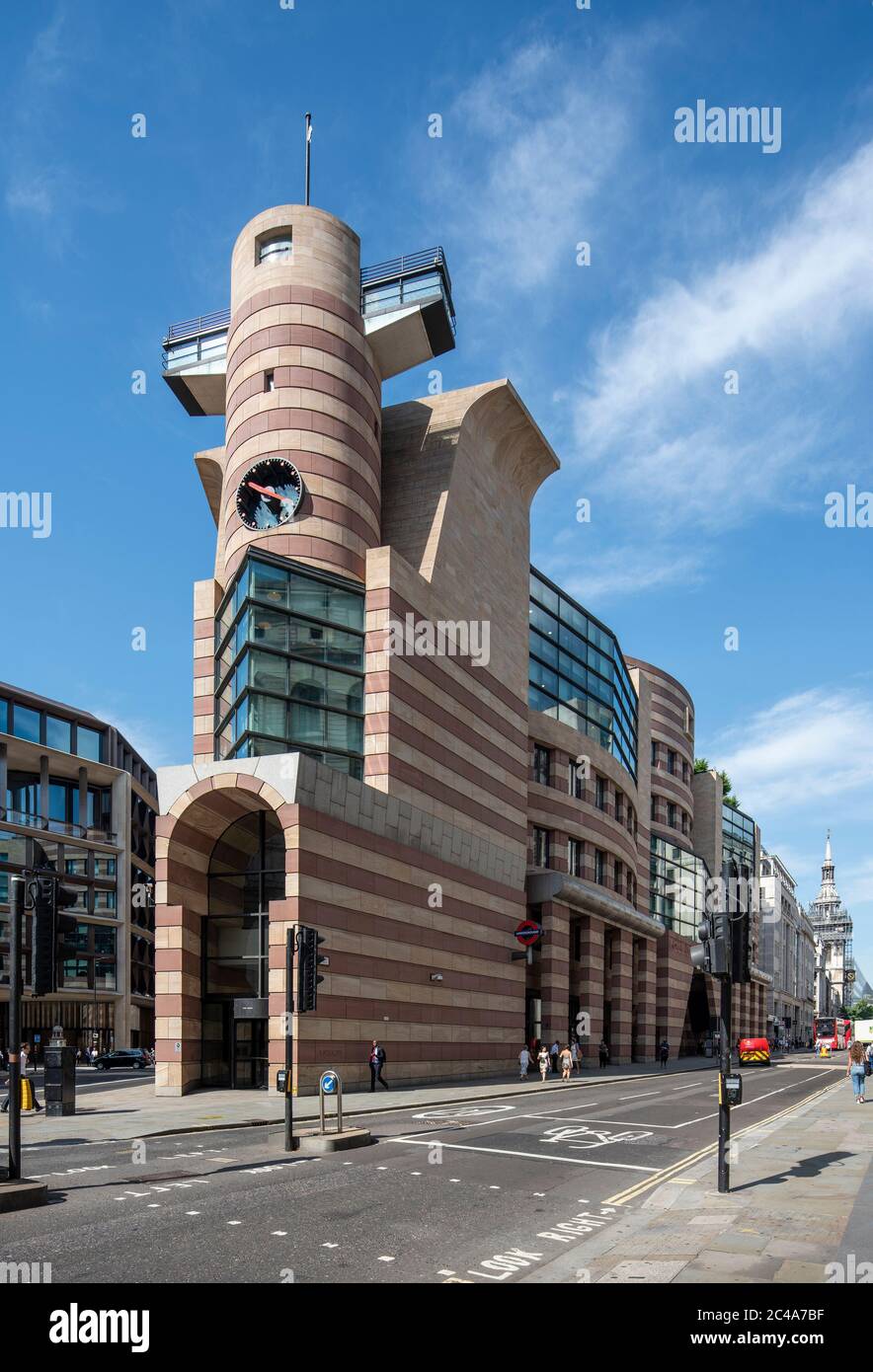 Oblique view from Poultry. One Poultry, London, United Kingdom ...