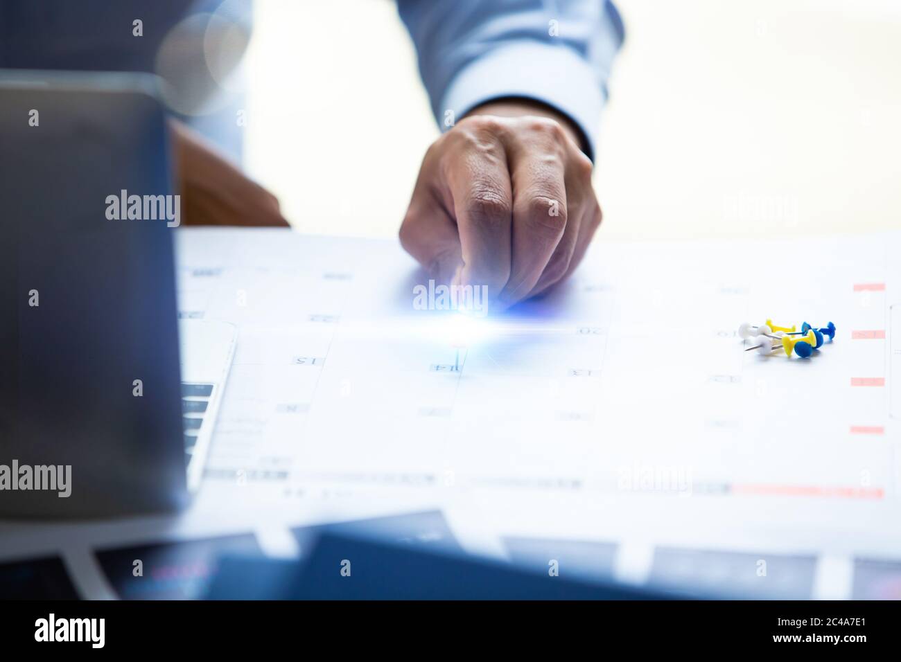 Work calendar with appointments hi-res stock photography and images - Alamy