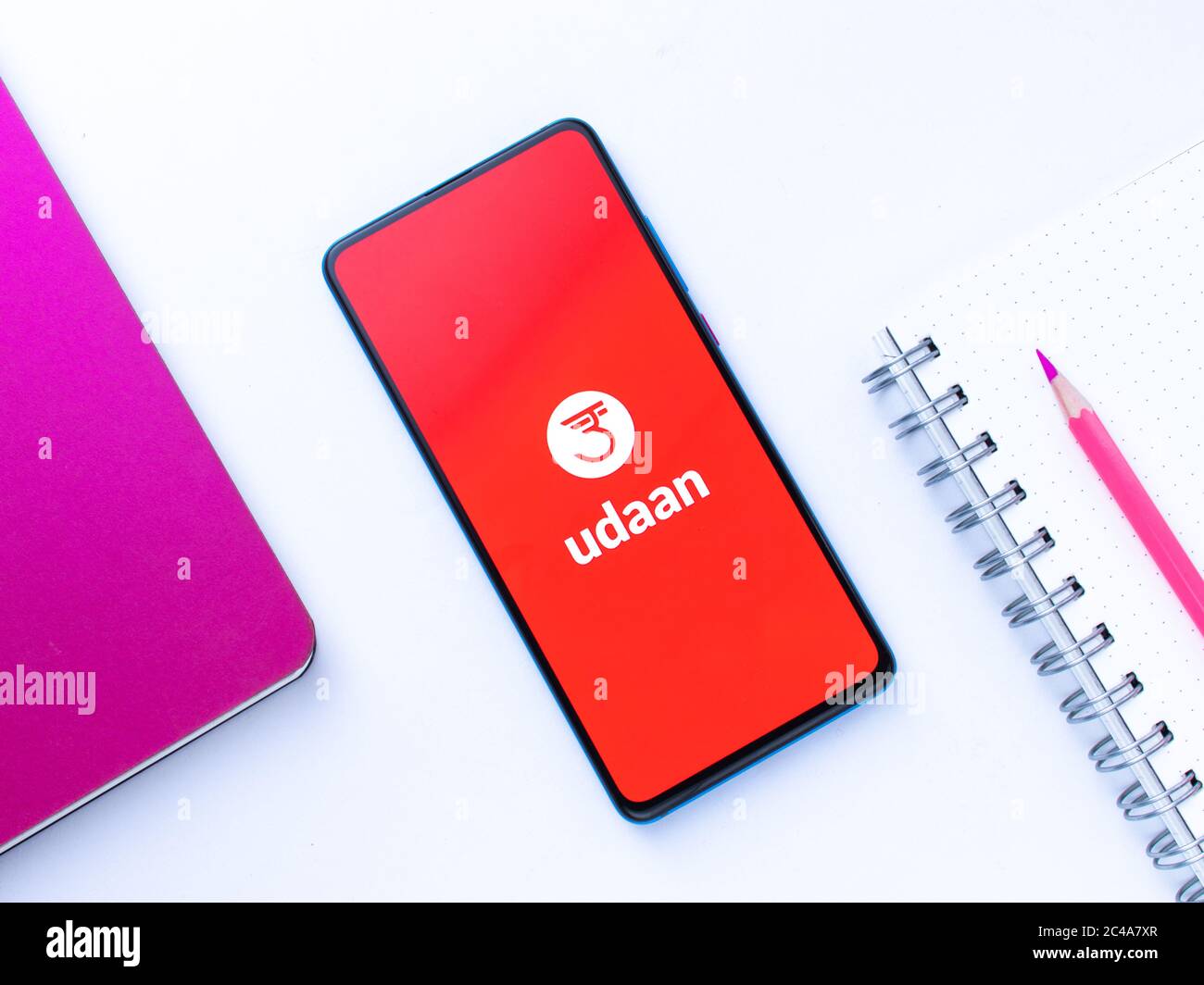Udaan logo hi-res stock photography and images - Alamy