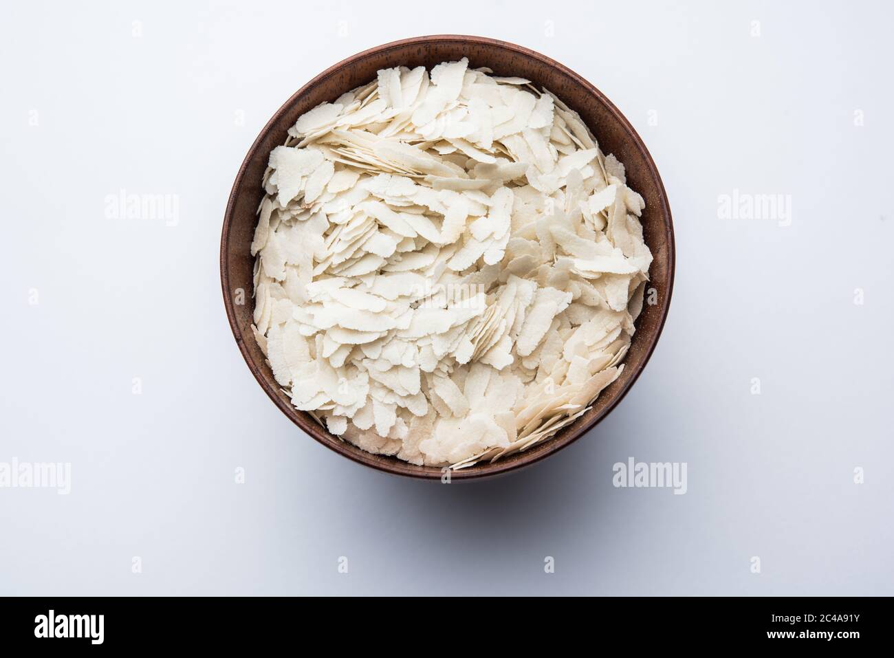 Raw Flattened Rice or Thick or thin Rice Flakes for Namkeen Chivda ...