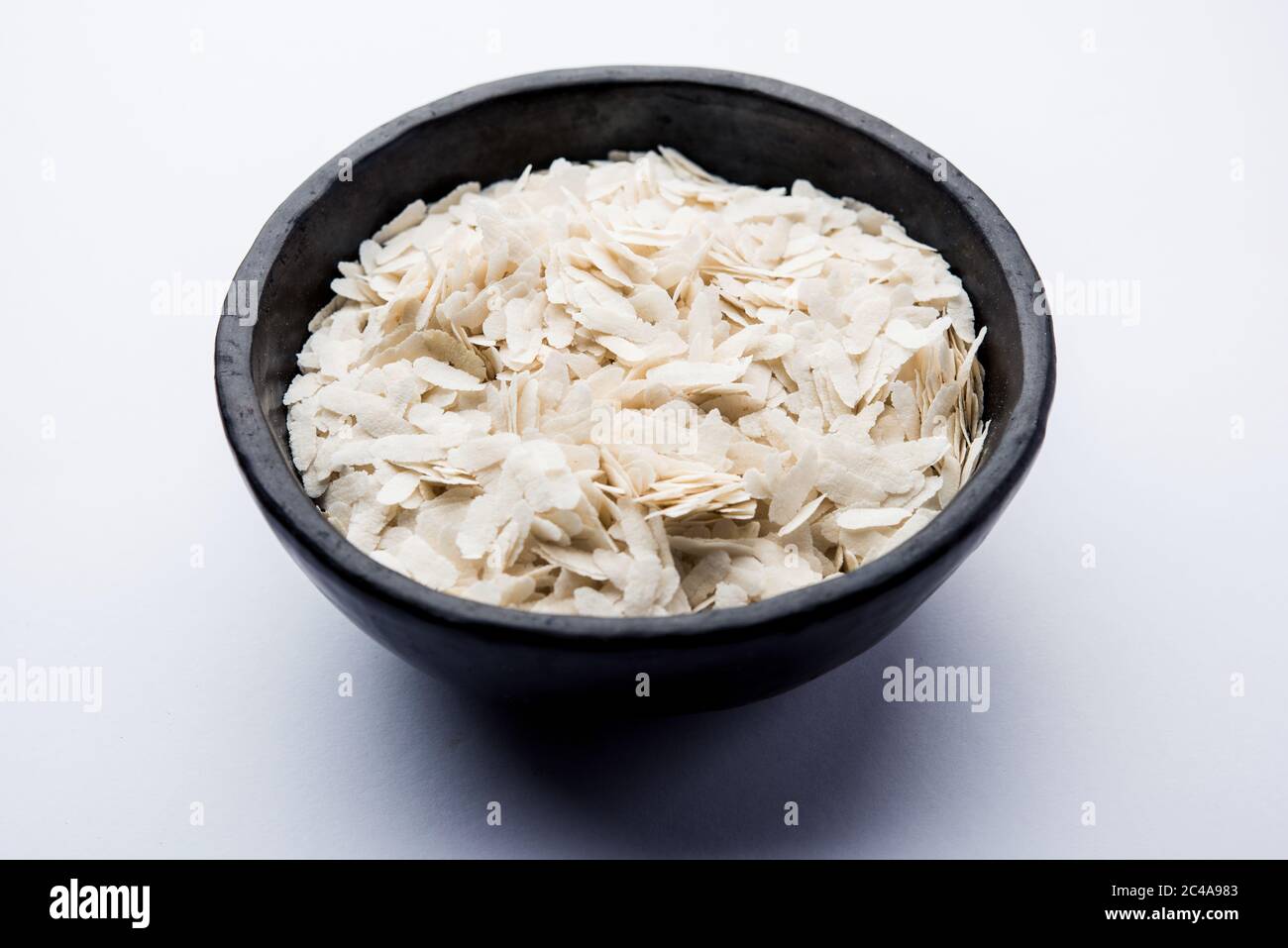 Raw Flattened Rice or Thick or thin Rice Flakes for Namkeen Chivda ...