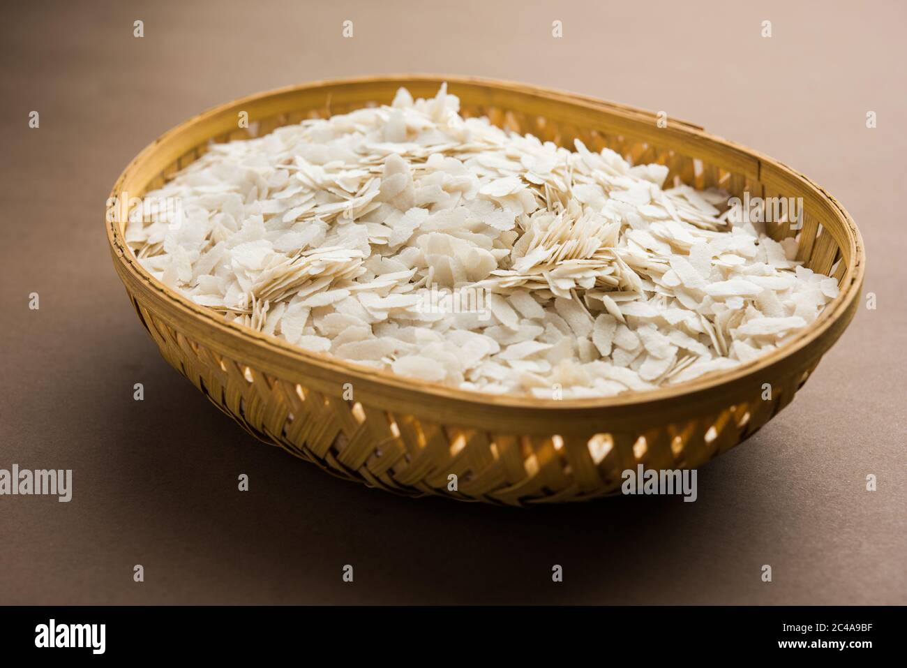 Raw Flattened Rice or Thick or thin Rice Flakes for Namkeen Chivda ...