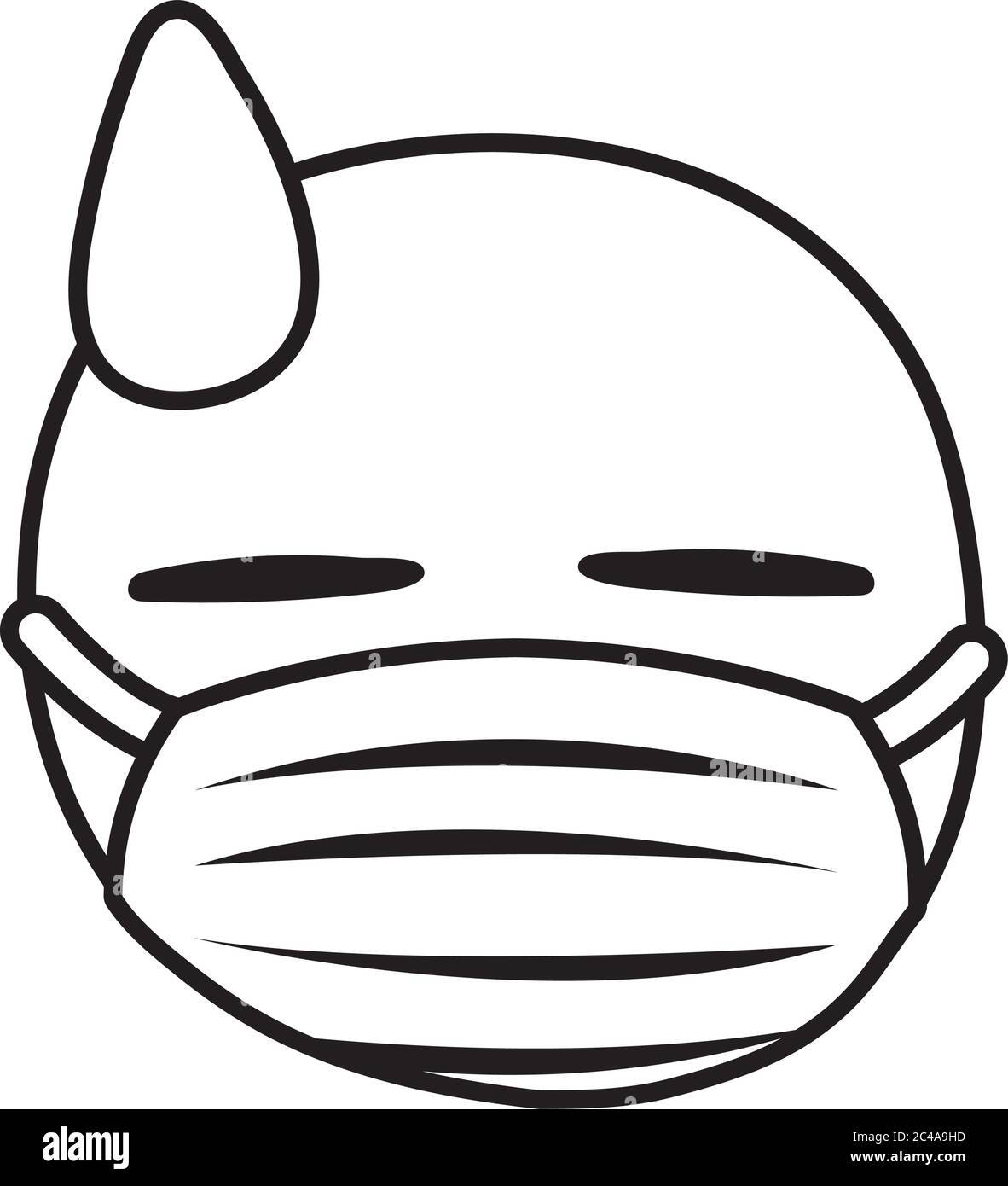 Sweating emoji Cut Out Stock Images & Pictures - Alamy