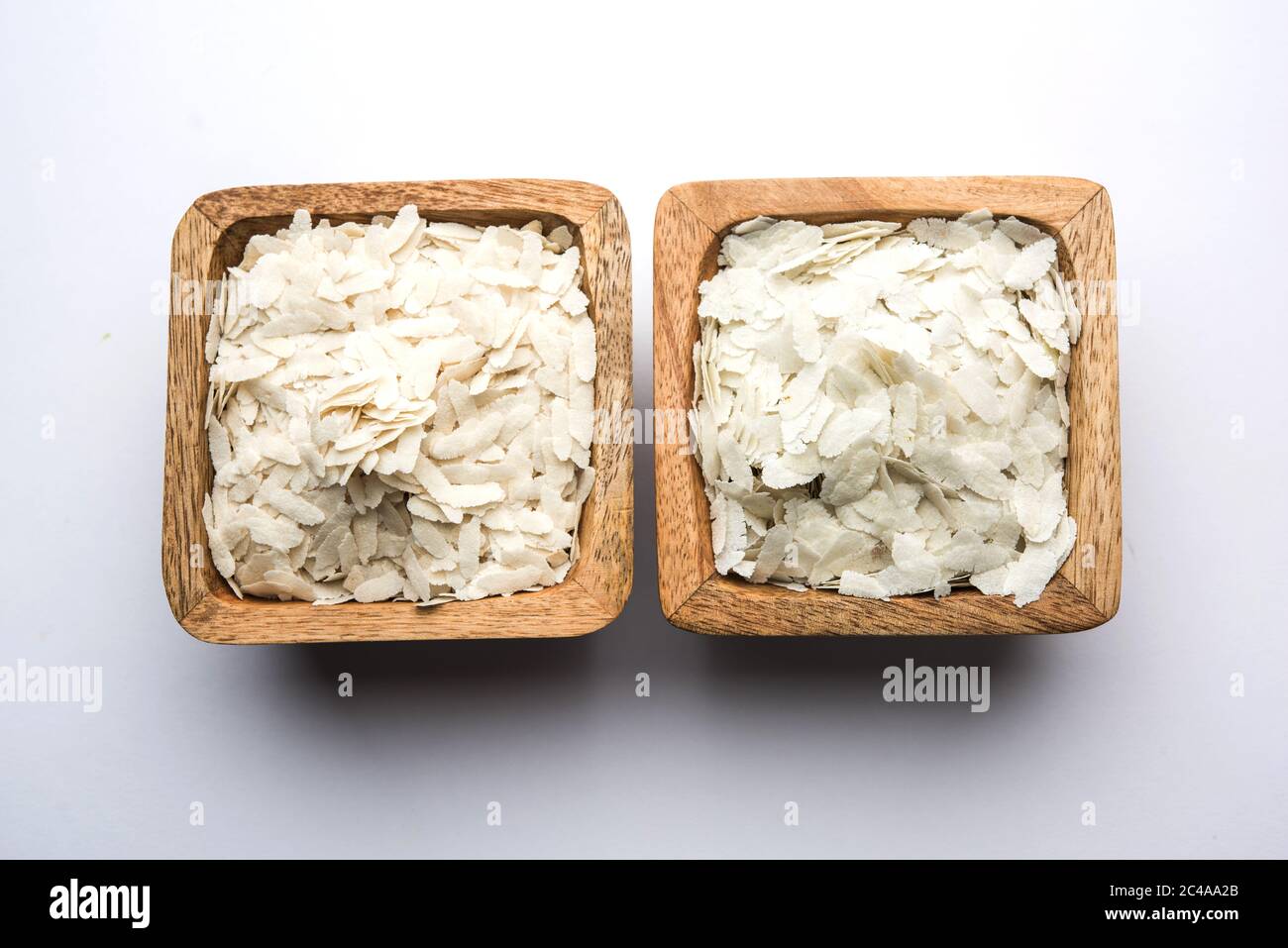 Raw Flattened Rice or Thick or thin Rice Flakes for Namkeen Chivda ...