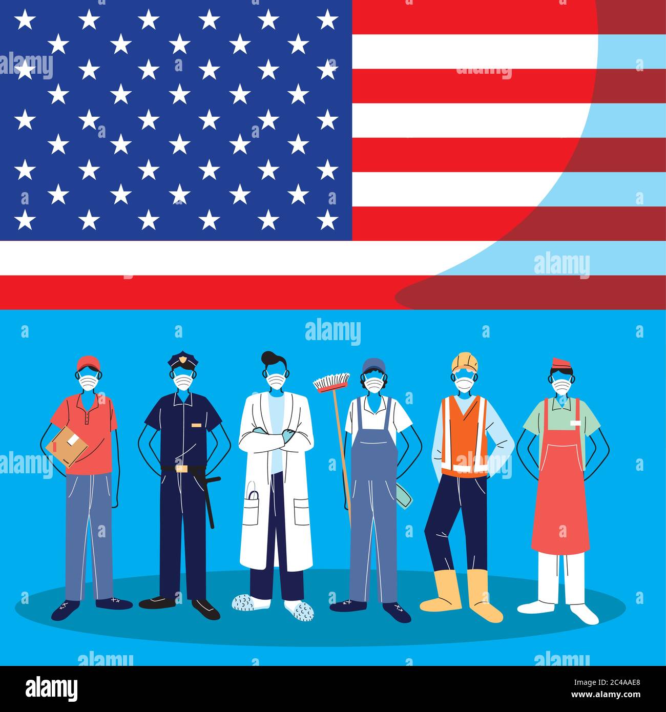 Garbage collector woman Stock Vector Images - Alamy