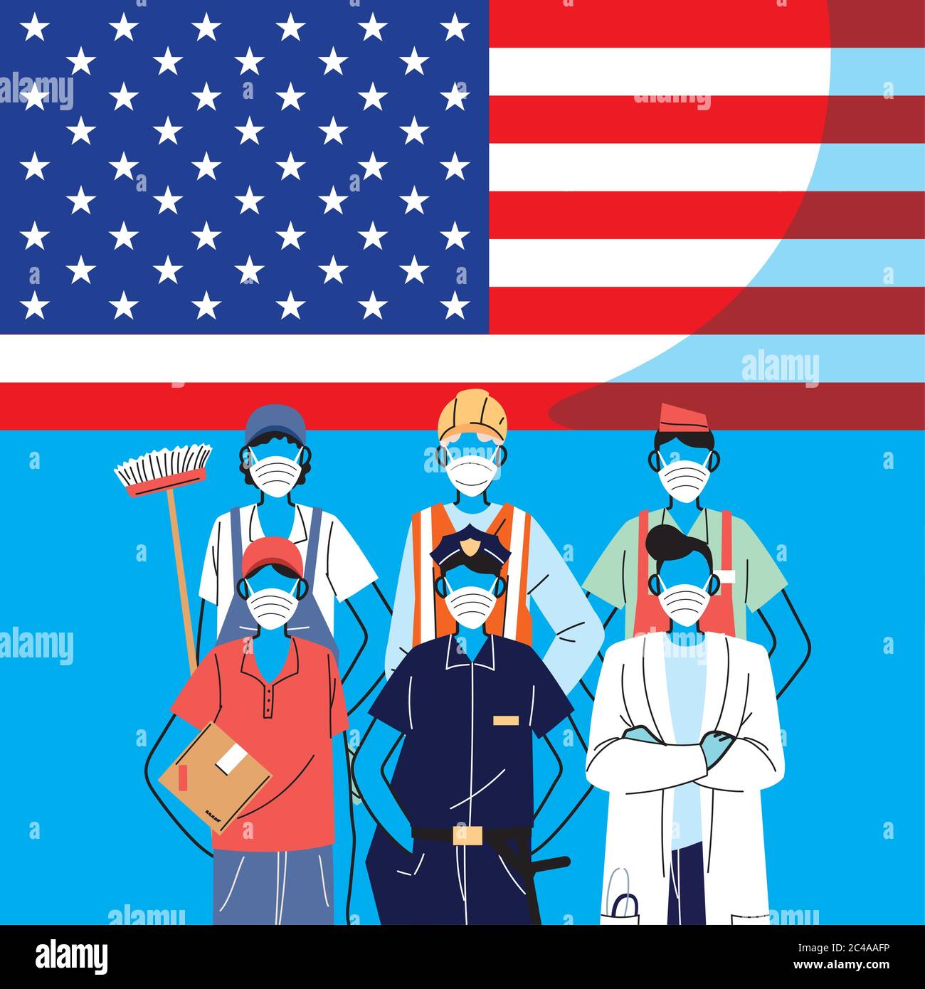 Garbage collector woman Stock Vector Images - Alamy